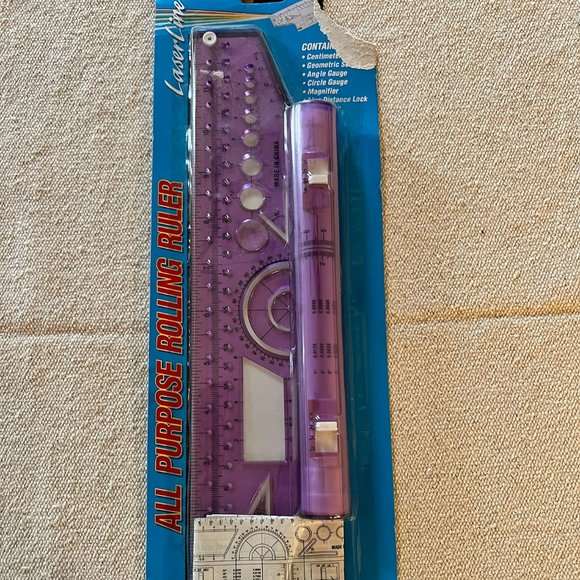 Laser Line | Office | Vintage Allpurpose Rolling Ruler Centimeter ...